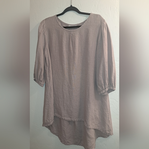 bryn Walker | Tops | Bryn Walker Womens 0 Linen Tunic Blousedress Hilo ...